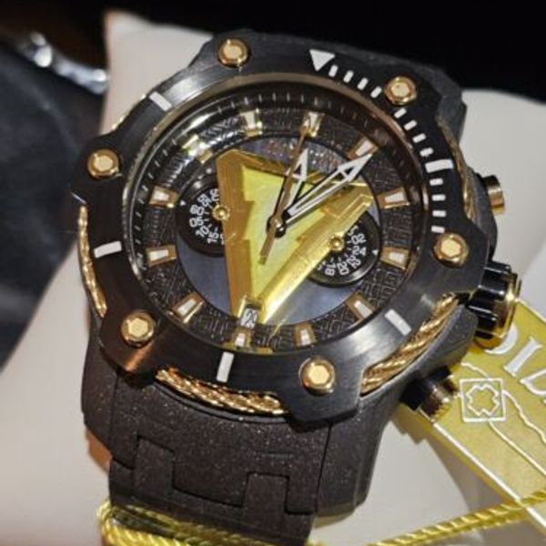 Invicta - DC Comics - Black Adam - Sandblasted Finish Limited Ed - mens ...