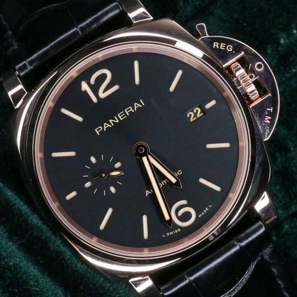 FSOT: Panerai Luminor Due Goldtech Rose Gold FULL SET NEAR MINT ...