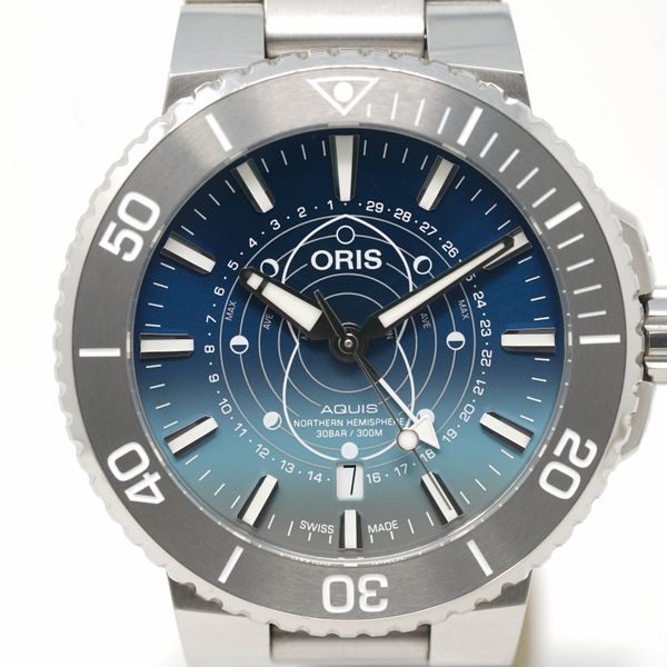 FS: Pre-Owned Oris Aquis Dat Watt Limited Edition 01 761 7765 4185-Set ...