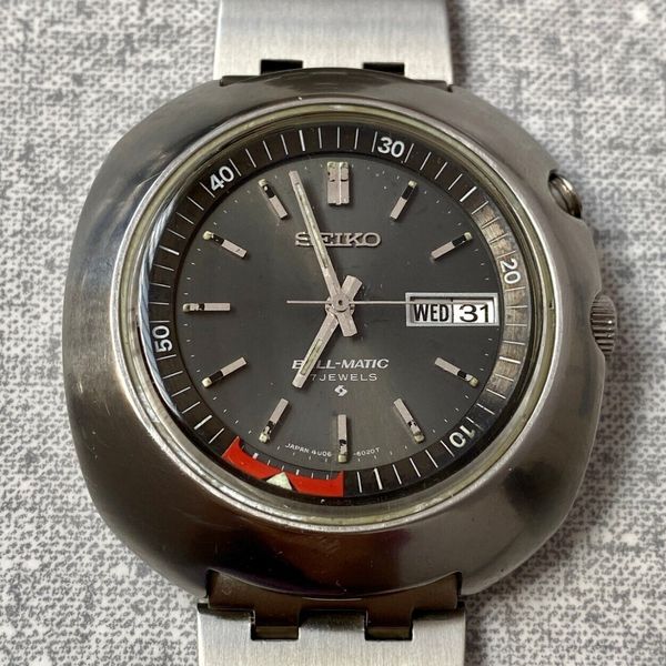 Seiko 4006-6002 Automatic Watch Men's Vintage BellMatic 17 Jewels Black ...