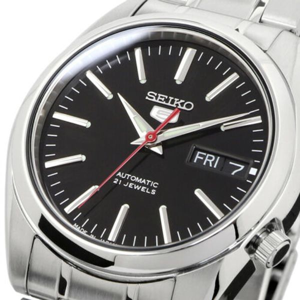 SEIKO 5 SNKL45 SNKL45J1 21 Jewels Automatic Japan Made 30m WR Box ...