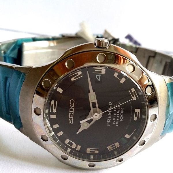 FS: RARE! NOS Seiko PREMIER Kinetic Auto Relay 5J22 SMA167P1, $350 | WatchCharts Marketplace