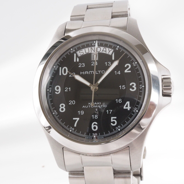 Hamilton Khaki Field King H64455133/H644550 Automatic Black Dial Day ...