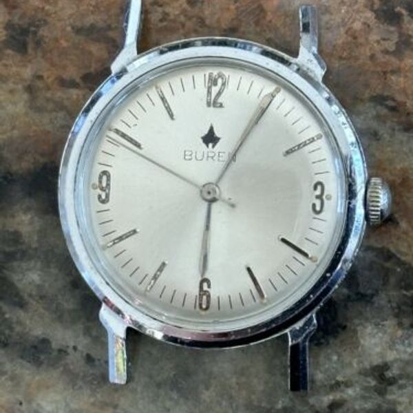 Buren Men's Watch By Hamilton 17 Jewels Running Vintage Wind Up ...