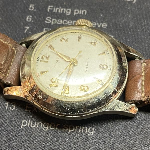 Mens 60s Waterproof Timex Gold Watch | WatchCharts Marketplace