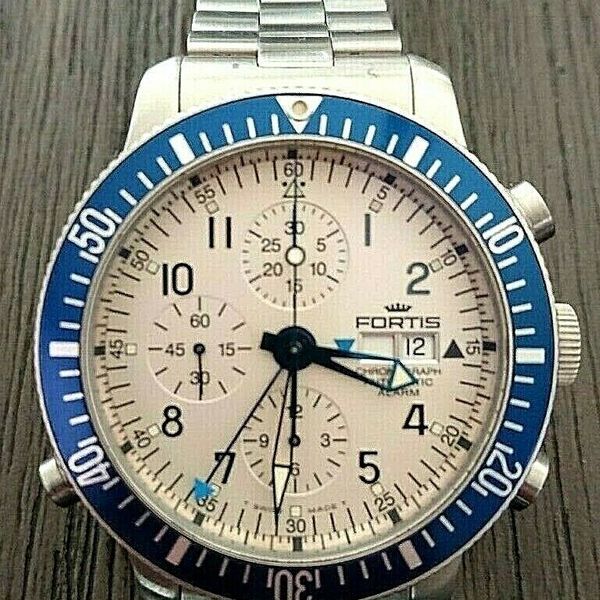 NEW FORTIS | B-42 Diver Automatic Chronograph Alarm | Ref. 641.10.12 M ...