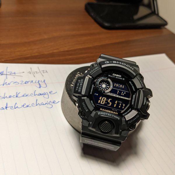 [WTS] Casio g-shock Rangeman gw-9400-1b (black out range) | WatchCharts