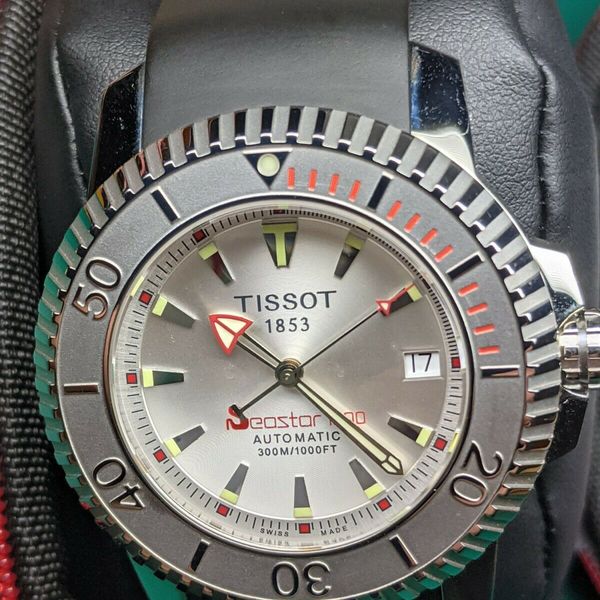 Tissot Seastar 1000 NEW circa 2007 T191.58.331 Automatic Dive Watch ...
