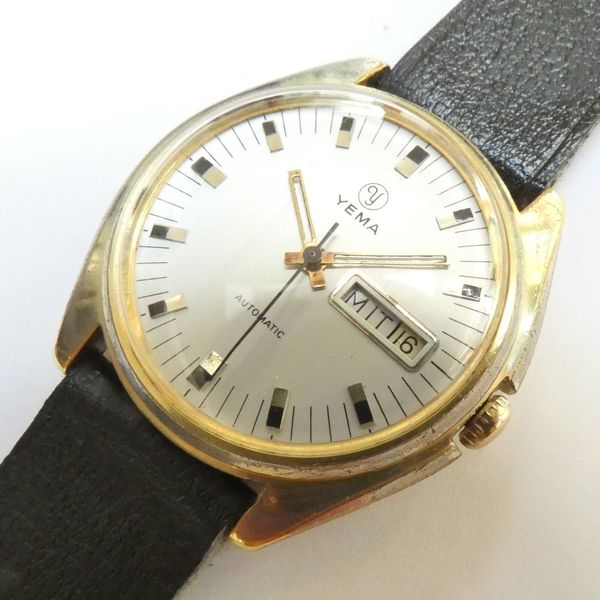 Big Size YEMA Vintage GERMAN watch from the 1970s, Self-Winding ...