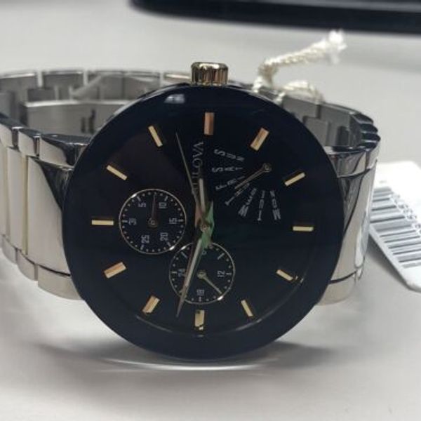 Bulova Modern Blue Dial Two Tone Men's Watch - 98C123 MSRP: $425 ...