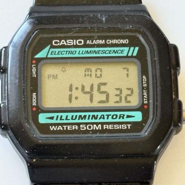 Casio W-86 Digital Illuminator Watch Discontinued Model WATCH ONLY NO ...