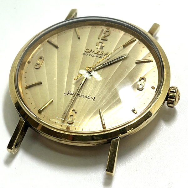 Omega Seamaster 14k Yellow Gold Filled 34mm Automatic Watch Head ...