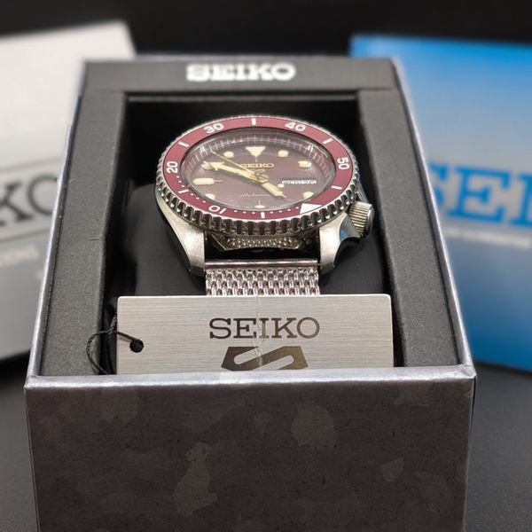Seiko 5 Sports SRPD69K1 â Red Dial Automatic Men's Watch | WatchCharts ...