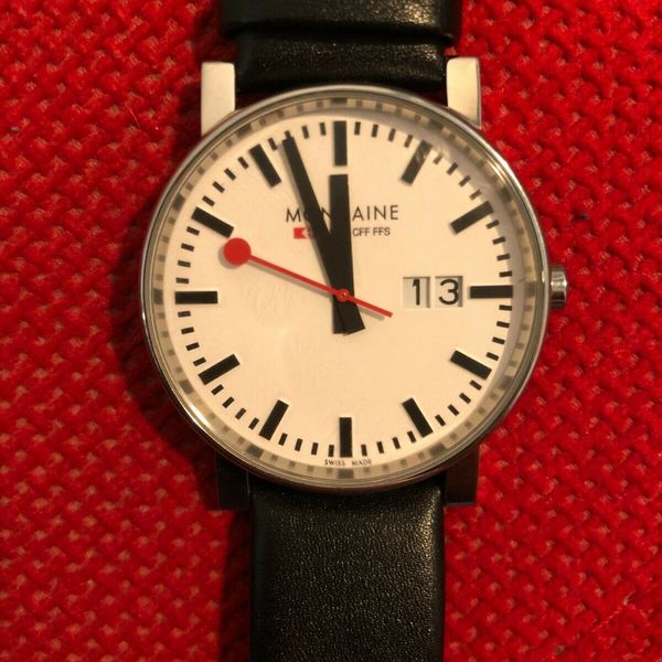 Mondaine Swiss Railways Watch SBB CFF FFS Official RR Watch | WatchCharts