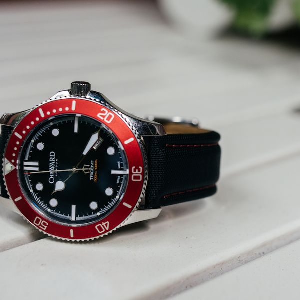 [WTS] Christopher Ward C60 300m 43mm - Red Bezel | WatchCharts Marketplace