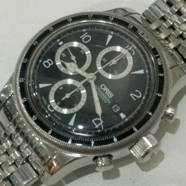 Oris big crown Telemeter chronograph 43mm men's watch | WatchCharts