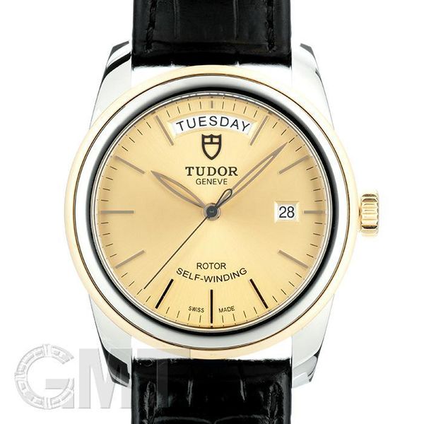 Tudor Glamor Date Day 56003-0024 Champagne [Outlet] TUDOR New Men's ...