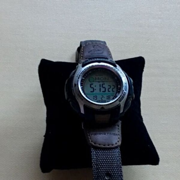 CASIO Pathfinder PAS-400B-5V (2632) Fishing Timer - Bass / Outdoor Men ...