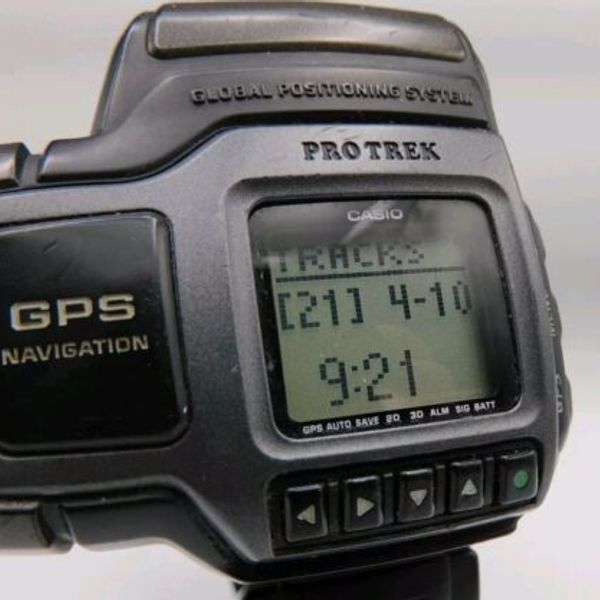 Casio PRT-1 PRO Trek GPS Navigation Vintage Watch Made in JAPAN 1999 ...