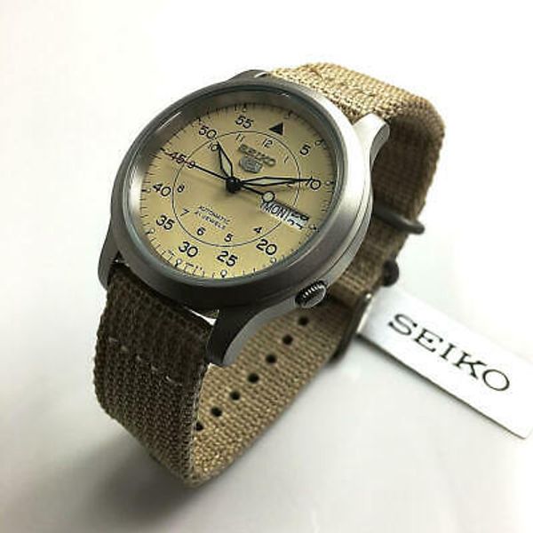 Men's Seiko 5 Automatic Day-Date Stainless Steel Watch SNK803 SNK803K2 ...