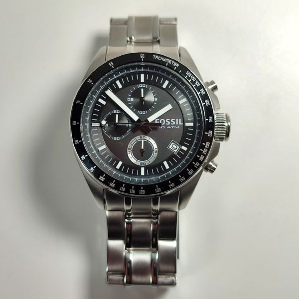 Fossil CH2600 Decker Chronograph Watch Stainless Steel Boxed New ...