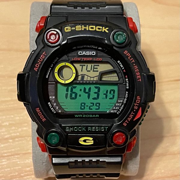 [WTS] Casio G-Shock G-7900RF-1 Jamaica Rasta Tide Moon Graph ...