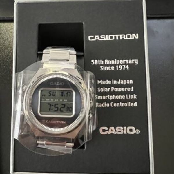 Casio Casiotron 50th Anniversary Re-Launch TRN50-2A **READY TO SHIP ...
