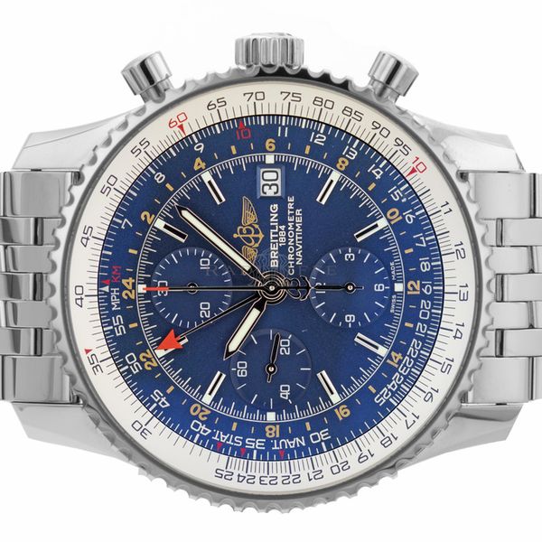 FS- Breitling A24322 Navi World A2432212/C651 Blue Navitimer ...