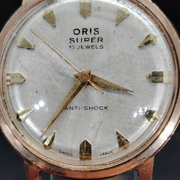 Mens Oris Super 17 Jewel Vintage Watch.Good Work Order.Cal 482 KIF ...