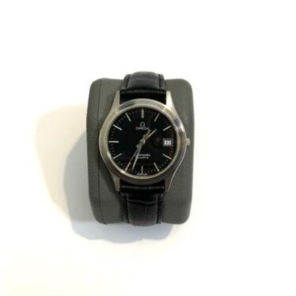 Vintage Omega Seamaster Cal 1425 Black Dial Stainless Steel Menâ s ...