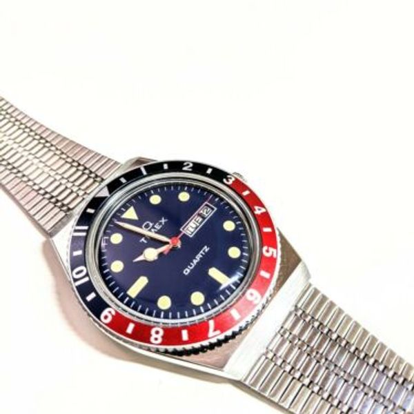 Used Timex Q 1979 Reissue Pepsi Quartz Watch | WatchCharts