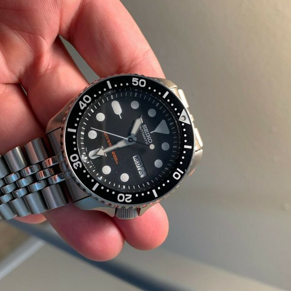 NEW: WITH TAGS Seiko SKX007K2 Brushed Stainless Steel Wrist Watch for ...