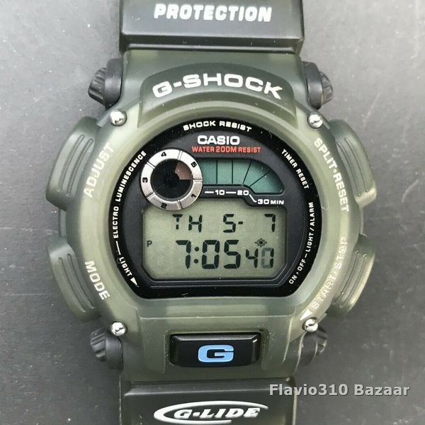 1997 Casio G-SHOCK DW-9000 (1627) G-LIDE 45mm watch - New Band & Battery | WatchCharts Marketplace