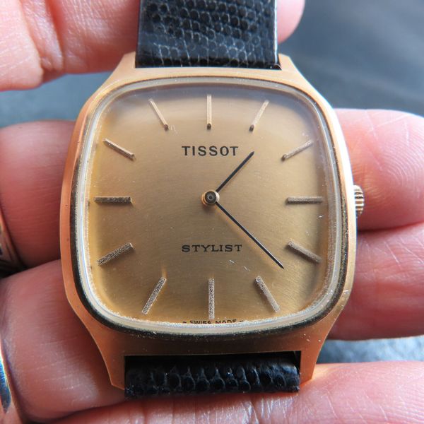 Swiss Made Tissot Stylist Manual Winding Men Watch | WatchCharts ...