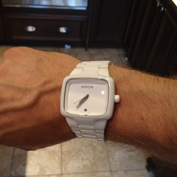 Nixon Ceramic Player White, Auto, Swiss ETA 2824 for sale | WatchCharts ...