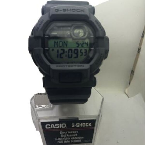 Casio GD350 G-shock 43mm Dark Gray Rubber Band Digital Chronograph R6 | WatchCharts Marketplace