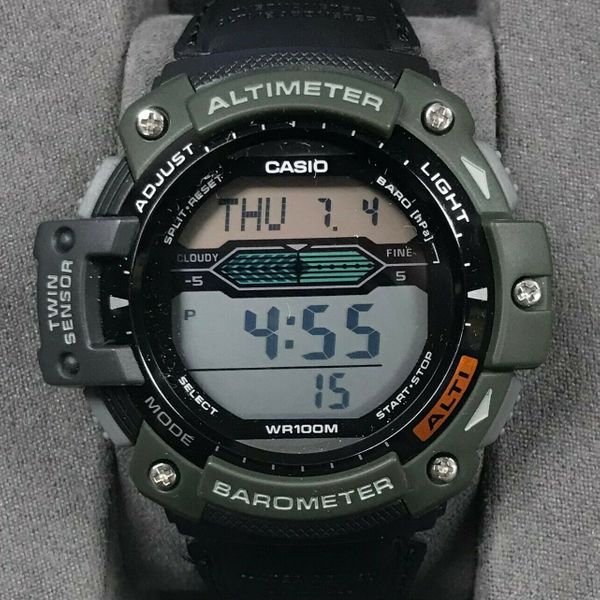 CASIO Illuminator Men's Digital Watch Model 3202 SGW-300H NEW ...