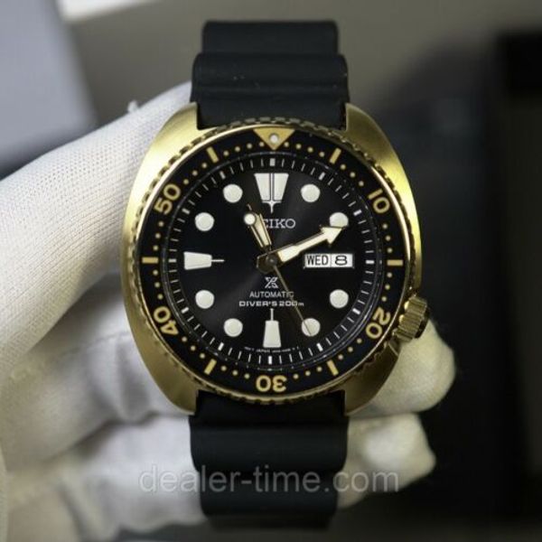 Seiko SRPC44 Gold Turtle Prospex Diver Automatic Rubber Strap ...