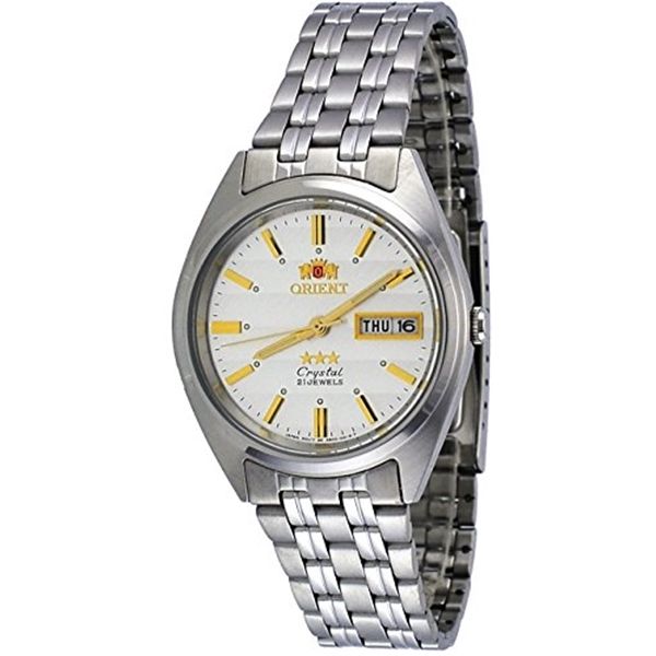 Orient Orient Watch Watch Orient # FAB0000DW Men's 3 Star Stainless ...