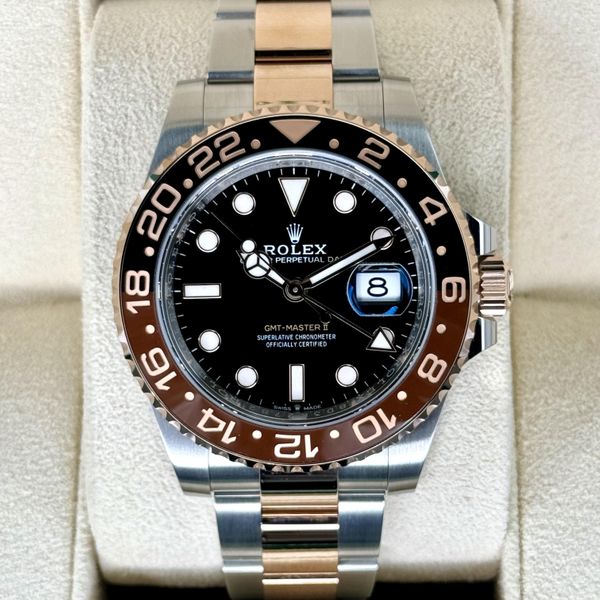 FSOT:NEW 2023 Rolex GMT-Master II “Rootbeer” 40mm 126711CHNR Two-Tone ...