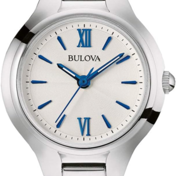 Bulova Ladies' Classic Dress 3-Hand Quartz Stainless Steel Watch ...
