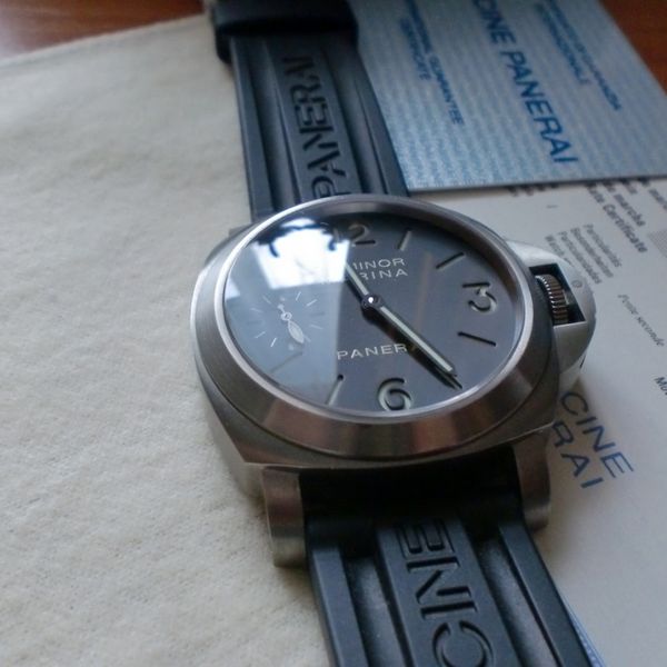 Sold:Panerai PAM 177 Luminor Marina Titianium | WatchCharts