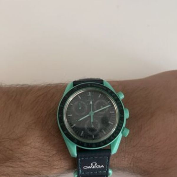 OMEGA X SWATCH SpeedMaster MoonSwatch MISSION ON EARTH - POLAR LIGHTS ...