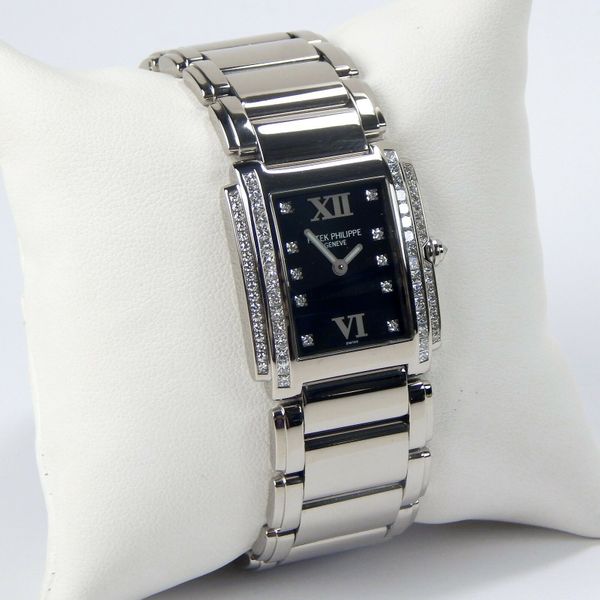 Patek Philippe Twenty-4 4910/20G 18 kt Gold Diamond Quartz Bracelet ...