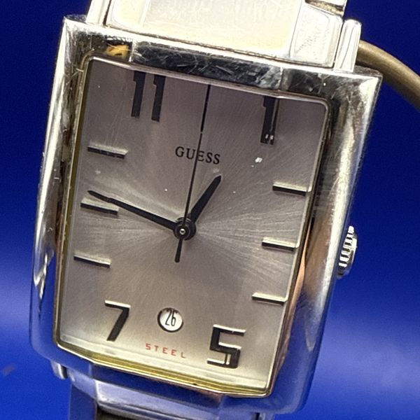 guess steel watch men | WatchCharts Marketplace