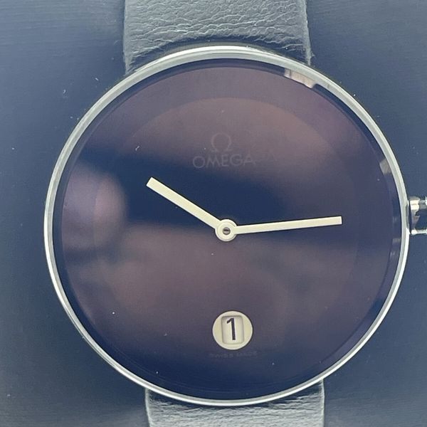 Omega Art Collection Limited Edition Black Dial - Leather Band - Box No ...
