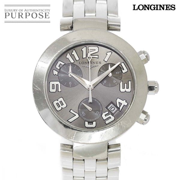 [Battery replaced] Longines LONGINES Dolce Vita Chronograph L5 677 4 ...