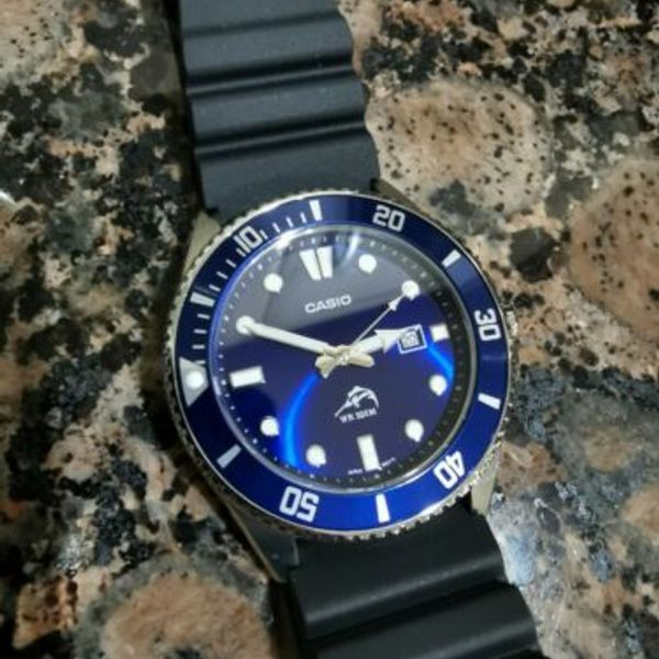 Casio MDV-106B-2A Blue Marlin Duro Divers Watch Brand New Colour from ...