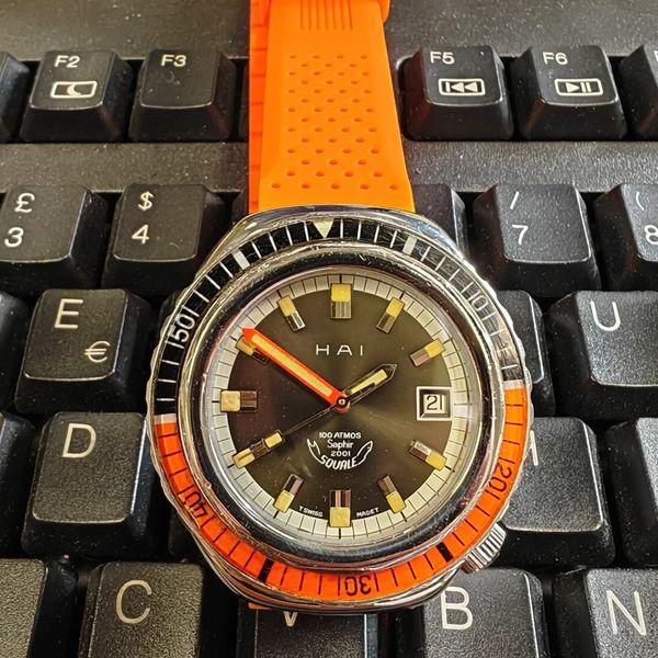 Squale HAI mod. 2001 - 1000m automatico anni '70 | WatchCharts Marketplace