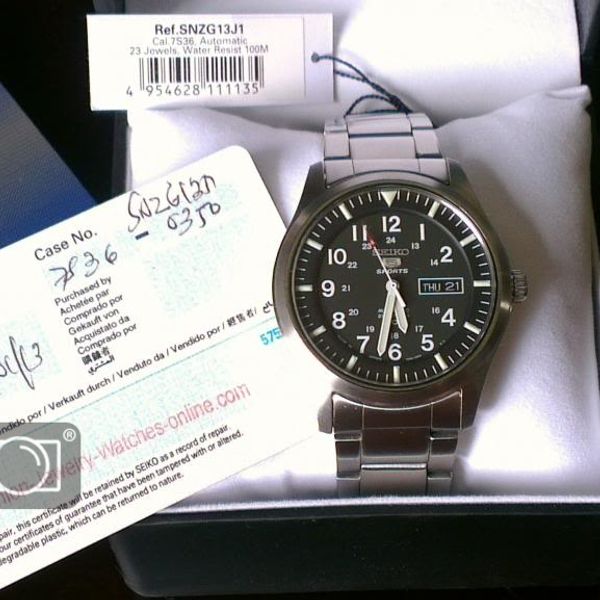 FS Seiko 5 SNZG13J1 | WatchCharts Marketplace